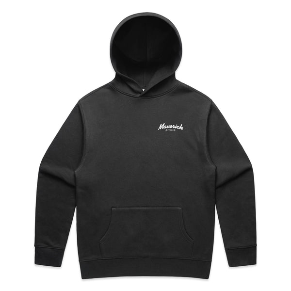 Maverick Relaxed OG Men's Hoodie - Faded Black – Maverick Apparel